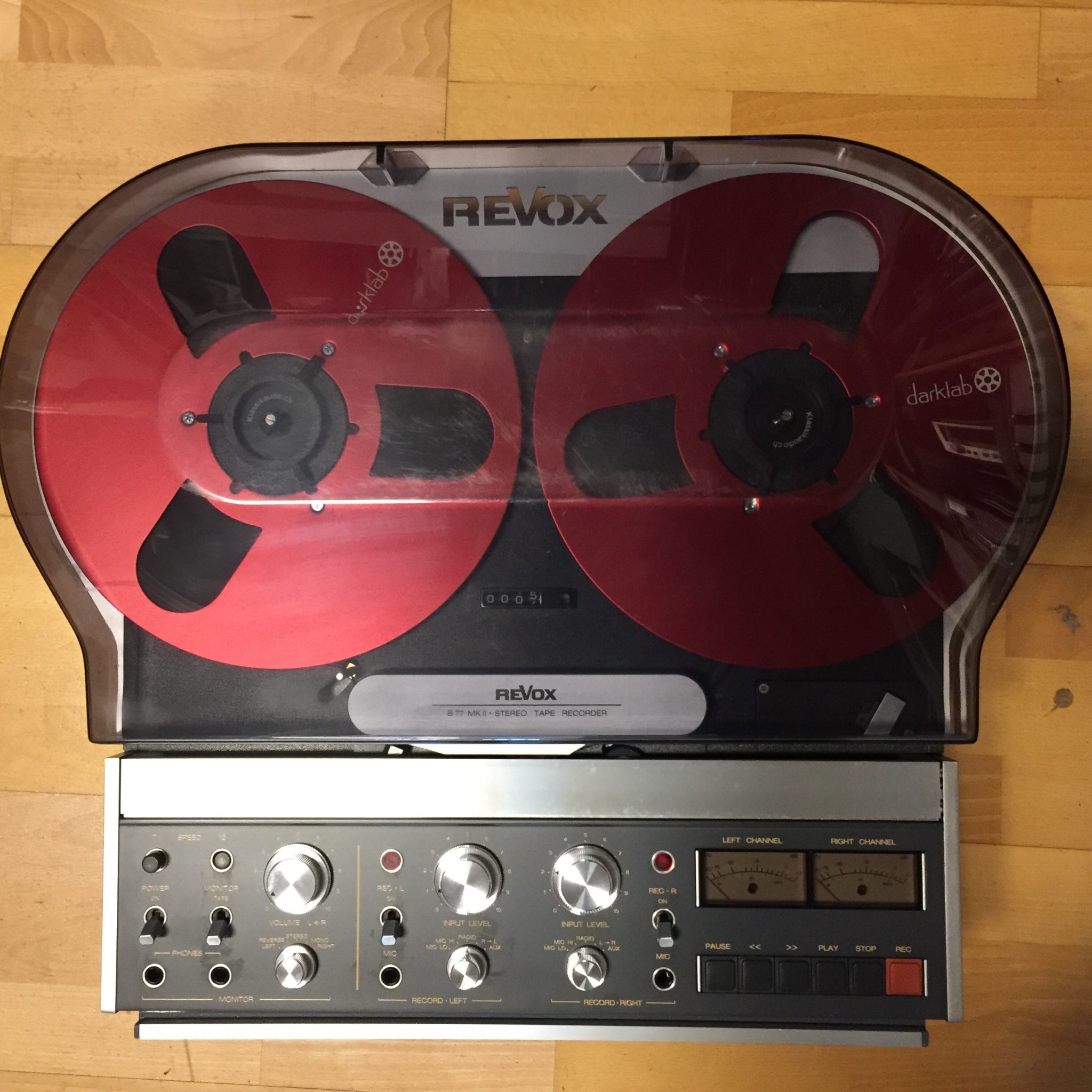 ReVox B77 Haube mit Alu Rahmen – Klassik Audio