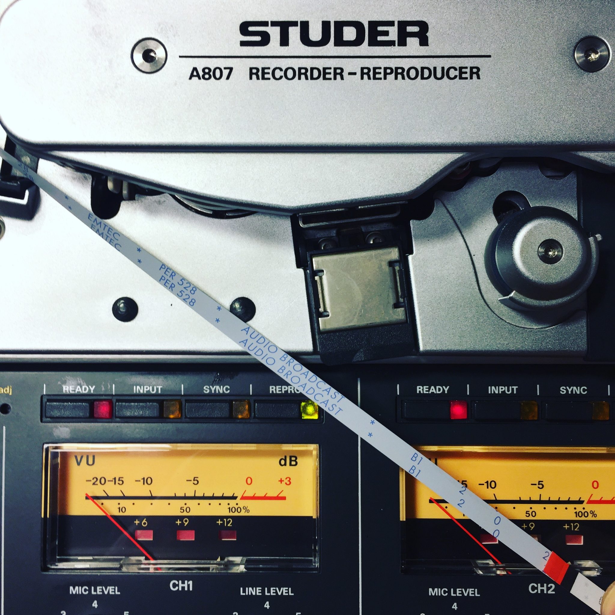 STUDER A807 VU 2 Spur 1/4Zoll – Klassik Audio