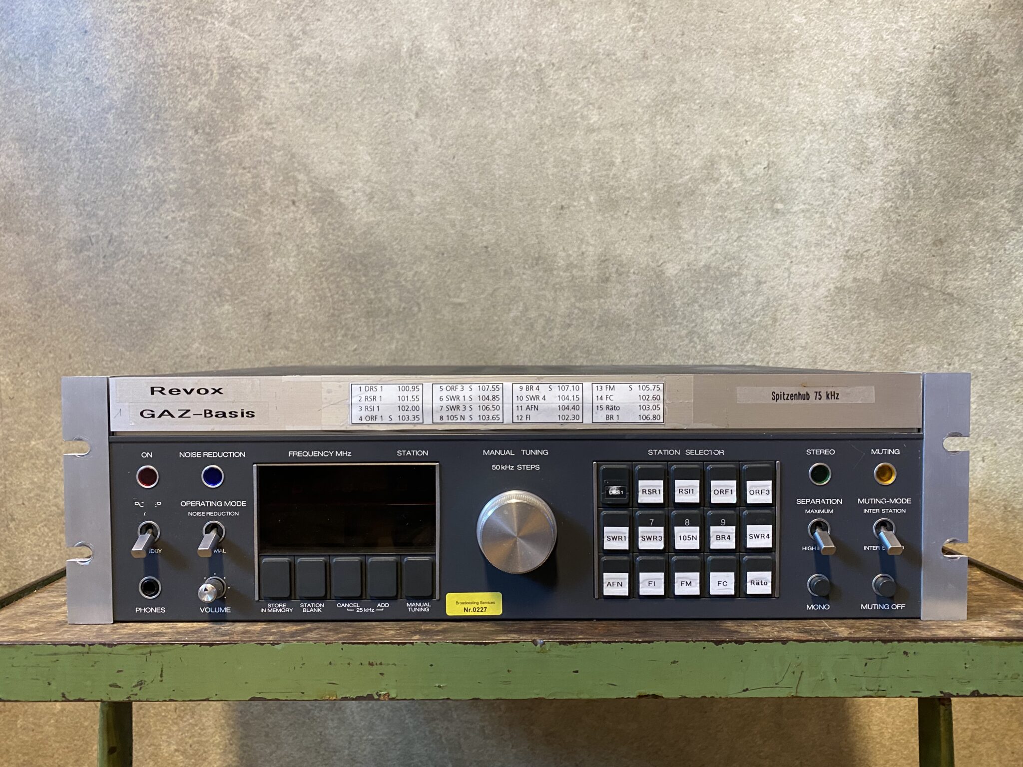 STUDER A176 Monitor Tuner – Klassik Audio